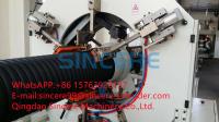 China PE PVC Double Wall Corrugated Pipe Extrusion Line Extruder Forming Machine for sale
