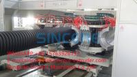 China PE PVC Double Wall Corrugated Pipe Extrusion Line Extruder Forming Machine for sale