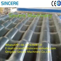 China ASA PVC Composite Roof Plastic Sheet Extrusion Machine Tile Production Line for sale