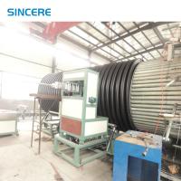 China Water Cooling Spiral Winding Plastic Pipe Extrusion Line Making Machine OEM for sale