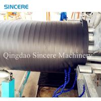 China Hollow Wall Spiral Plastic Pvc Pipe Manufacturing Machine Manufacturing Extruder for sale