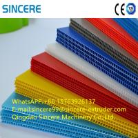 China PC PP PE Hollow Board Sheet Extruder PVC Sheet Extrusion Machine Customized for sale