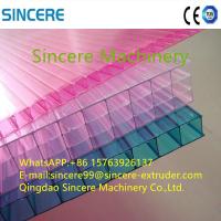 China PC PP PE Hollow Board Sheet Extruder PVC Sheet Extrusion Machine Customized for sale