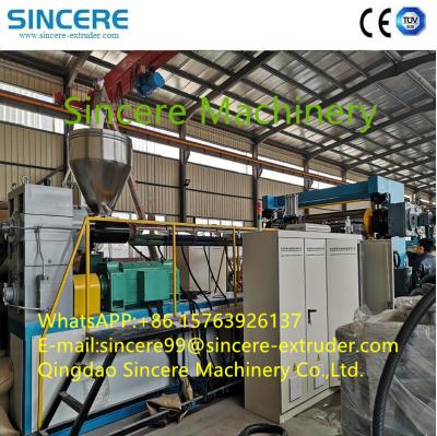 China 1000mm Computerized PE PP PET Plastic Sheet Extrusion Machine for sale