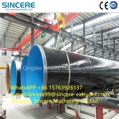 China Industrial 3pe Spiral Steel Pipe Coating Line Fusion Bonded Epoxy custom for sale