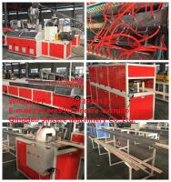 China Plastic PVC WPC Profile Machine Ceiling Wall Panel Extrusion Line for sale