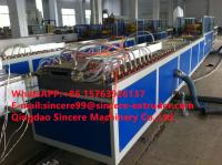 China Plastic PVC WPC Profile Machine Ceiling Wall Panel Extrusion Line for sale
