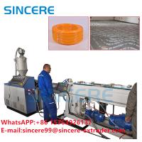 China PERT Floor Heating Plastic Pipe Extrusion Line Corrugated Tube Machine for sale