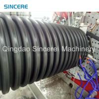 China Reinforced Corrugated Sewerage Hdpe Pipe Making Machine Manufacturing Extruder for sale