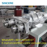 China Threading Corrugated PVC Pipe Extrusion Machine Production Line 16mm-63mm for sale