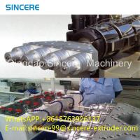 China Two Cavity PVC HDPE Pipe Extrusion Line Extruding Machinery ODM for sale