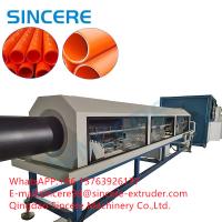 China Single Wall Corrugated Plastic Pipe Extrusion Line MPP PPR PP Pipe Production Line for sale