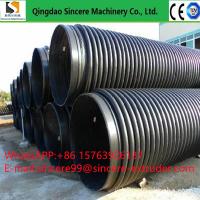 China DN200 HDPE PP Krah Spiral Pipe Extrusion Line Low Pressure Custom for sale
