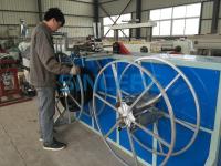 China PP PE PA PVC Plastic Electric Corrugated Conduit Pipe Extruder Machine Extrusion Line for sale