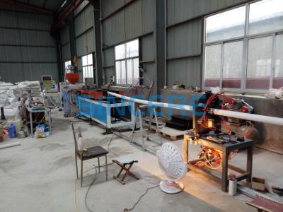 China PP PE PA PVC Plastic Electric Corrugated Conduit Pipe Extruder Machine Extrusion Line for sale