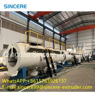 China PE Resin Plastic Pipe Extrusion Line 20-110 50-200 90-400mm for sale
