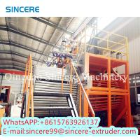 China Customisable HDPE Spiral Winding Pipe Extrusion Line 300-800 800-3000 1600-4200mm for sale