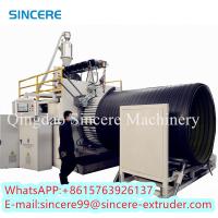 China Customisable HDPE Spiral Winding Pipe Extrusion Line 300-800 800-3000 1600-4200mm for sale