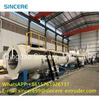 China 20-110mm 75-250mm 90-400mm 500-1000mm HDPE PP Pipe Production Line for sale