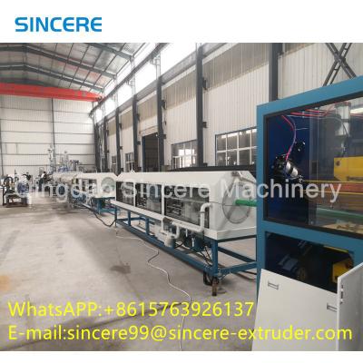 China Plastic PE HDPE Single Layer Or Multi Layer Pipe Extrusion Line for sale
