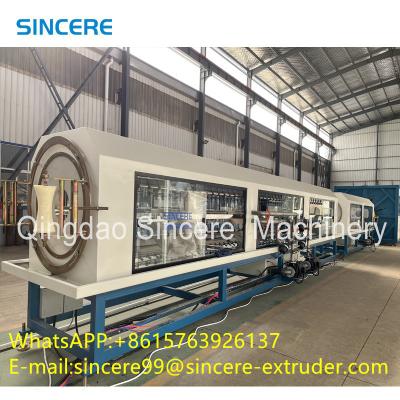 China Plastic HDPE PP Tube Extrusion Line 20-110 50-200 75-250 110-400 450-800 560-1000 800-1600mm for sale
