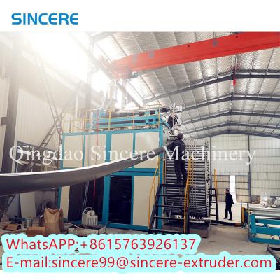 China HDPE PP Spiral Tube Extrusion Line 200-800 600-1500 800-2400 1000-3500 1200-4000 1600-5000mm for sale
