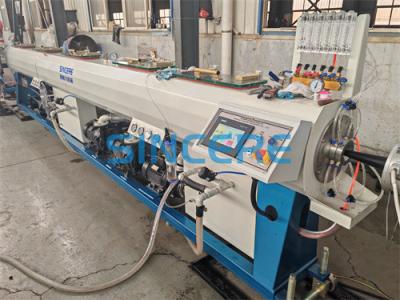 China ABB Frequency Control 20-110mm Plastic Pipe Extruder Streamline Production Process for sale
