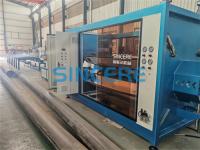 China PE PP PERT Granules And Flakes Plastic Tube Extrusion Line Advanced for sale
