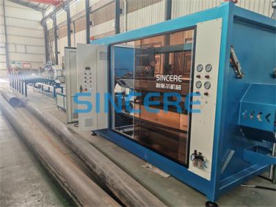 China PE PP PERT Granules And Flakes Plastic Tube Extrusion Line Advanced for sale