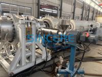 China PE PP PERT Granules And Flakes Plastic Tube Extrusion Line Advanced for sale