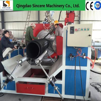 China PLC Control Large Diameter Spiral Tube Extrusion Line For Electric Heating Production for sale