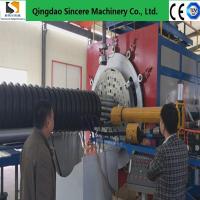 China 200-1000kg/h HDPE Spiral Pipe Extrusion Line With PLC Control System for sale