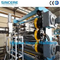 China Advanced PE PP Plastic Sheet Extrusion Machine Cutting Edge for sale
