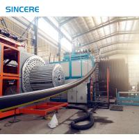 China HDPE Double Hollow Wall Winding Pipe Production Line Machine for sale