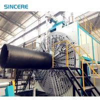 China HDPE / PE Spiral Winding Outfall Pipe Extrusion Machine Line for sale