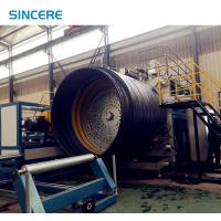 China HDPE / PE Spiral Winding Outfall Pipe Extrusion Machine Line for sale