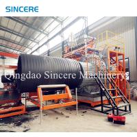 China HDPE PP Spiral Winding Weholite Corrugated Pipe Extruder Extrusion Machine Line for sale