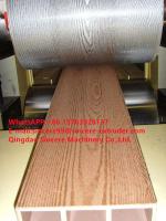 China PE PVC WPC Wood Decoration Profile Production Line Machine for sale