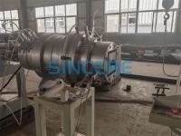China Large Diameter HDPE Hollow Wall Spiral Tube Extrusion Line for sale