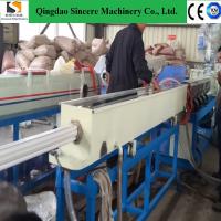 China 1-20m/min Production Speed Plastic Pipe Extrusion Line for 50-200mm PVC Pipe Manufacturing Line for sale
