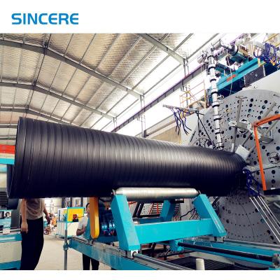 China HDPE Spiral Winding Sweage Pipe Extrusion Line Plant for sale