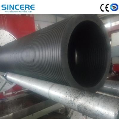 China PPH HDPE 200mm-4000mm Diameter Spiral Pipe Extrusion Line for sale