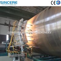 China Plastic Solid Wall Spiral Winding HDPE Pipe Stormwater Sewerage Pipe Production Machine Line for sale