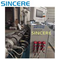 China PE Pipe Extrusion Line 12-32 16-63 16-110 50-200mm for sale