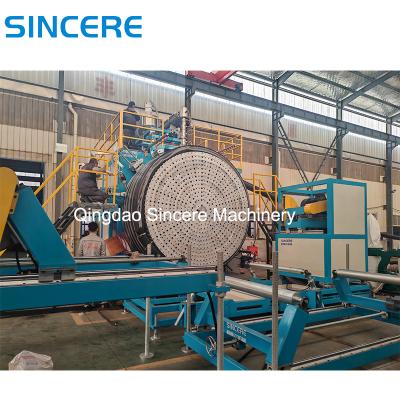 China Polyethylene Spiral Winding Pipe Extrusion Line for the pipe diameter 200-4000mm for sale