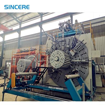 China 500-3000mm HDPE Wall Spiral Winding Sewer Drainage Corrugated Pipe Production Line Machine for sale