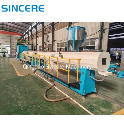 China HDPE/PE/PP Plastic Double Hollow Wall Spiral Winding Culvert Pipe Extruder Extrusion Line Manufacturing Machinery for sale