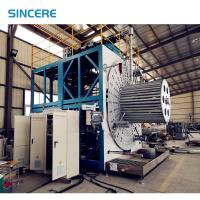 China DN2000-DN4000 High Output HDPE Spiral Hollow Wall Winding Pipe Machine for sale