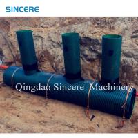 China HDPE Hollowness Wall Spiral Pipe Extrusion Line with Inner/Outer Protective Coating Layer for sale