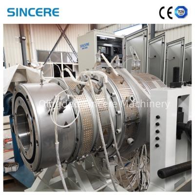China High Speed PP PE PVC Single/Double Wall Black Drainage 25mm-63mm Corrugated Pipe Extruder HDPE Making Machinery Extrusion Machine Production Machine for sale